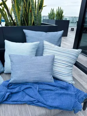 Anaya Deep Sea Indoor Outdoor Pillow