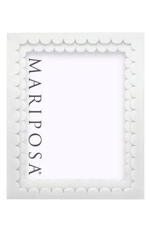 MARIPOSA Double Scallop Picture Frame