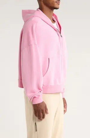 ELWOOD Oversized Rectangle Zip Hoodie