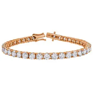 LUVMYJEWELRY LuvMyJewelry 10K Gold 18.9 Carat Lab Grown Diamond Tennis Bracelet