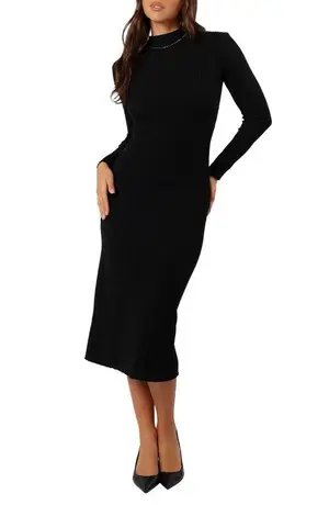 PETAL & PUP Briar Long Sleeve Midi Dress