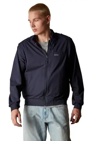 MEMBERS ONLY Athletic Club Jacket - Navy