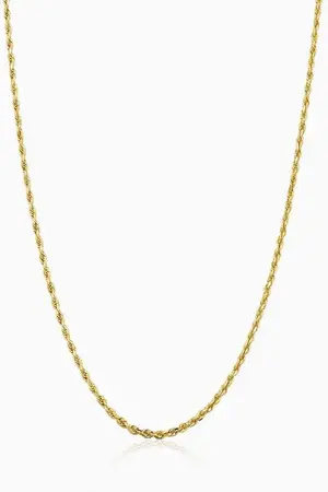 ORADINA 14k Roman Rope Choker - Yellow Gold