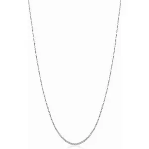 ORADINA 18k Gold Rimini Rolo Chain - White Gold