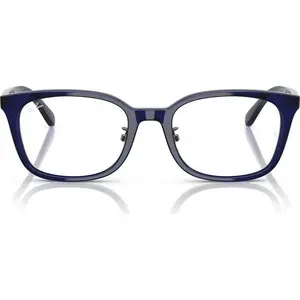 Ray-ban 52mm Square Eyeglasses - Dark Blue