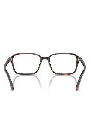Ray-ban 54mm Square Frame Eyeglasses - Havana