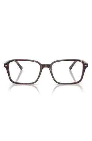 Ray-ban 54mm Square Frame Eyeglasses - Violet