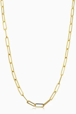 ORADINA 14k Gold Venice Link Choker - Yellow Gold