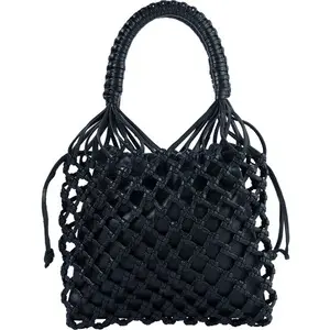 ADRIANA CASTRO La Red Mini Mesh Bag - Black