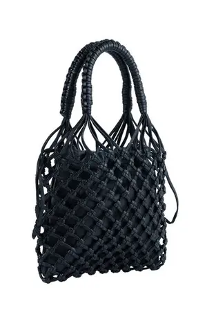 ADRIANA CASTRO La Red Mini Mesh Bag - Black