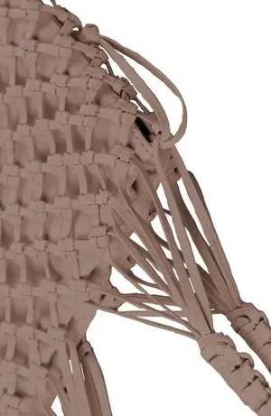 ADRIANA CASTRO La Red Mini Mesh Bag - Nude