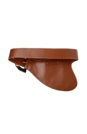 ADRIANA CASTRO La Jefa Leather Belt - Marron