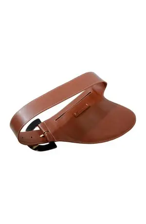 ADRIANA CASTRO La Jefa Leather Belt - Marron