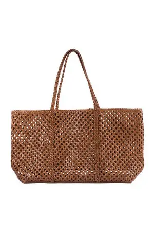 ADRIANA CASTRO La Cesta Handwoven Leather Tote