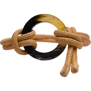 ADRIANA CASTRO Adriana Castro Le Knot Leather Belt Tan
