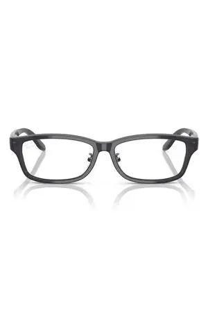 Ray-ban 57mm Rectangular Eyeglasses - Dark Grey