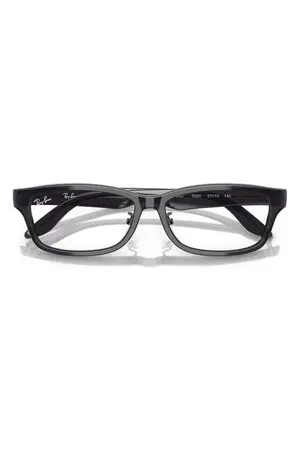 Ray-ban 57mm Rectangular Eyeglasses