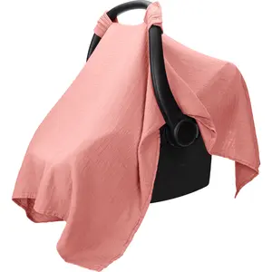 COMFY CUBS Baby Car Seat Cover - Dusty Rose