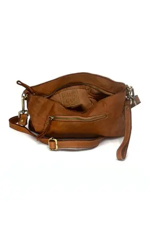 BOLSA NOVA Laura Woven Crossbody - Cognac