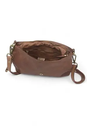 BOLSA NOVA Aria Envelope Crossbody Bag - Cognac
