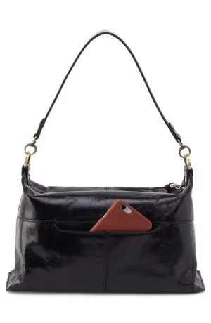 Hobo Avon Leather Shoulder Bag - Black