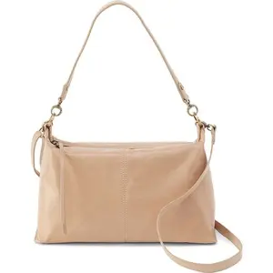 Hobo HOBO Avon Leather Shoulder Bag Sand
