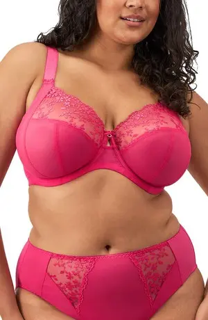 Elomi Zarla Full Figure Underwire Bra - Love Potion