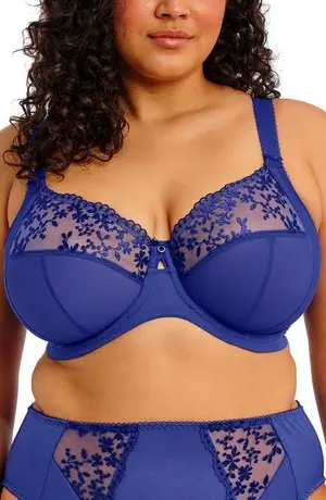 Elomi Zarla Full Figure Underwire Bra - Sapphire