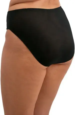 Elomi Zarla High Leg Briefs - Black