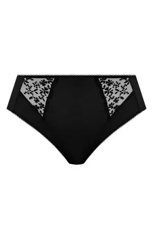 Elomi Zarla High Leg Briefs - Black