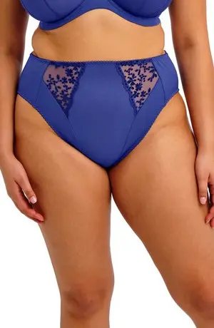 Elomi Zarla High Leg Briefs - Sapphire