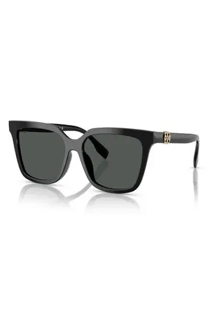 Tory Burch 56mm Square Sunglasses - Black