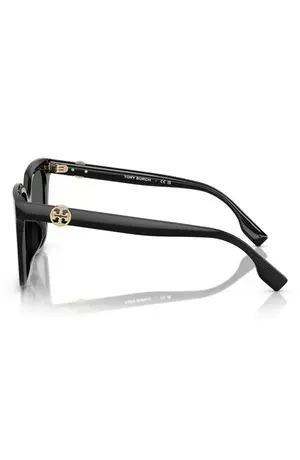 Tory Burch 56mm Square Sunglasses - Black