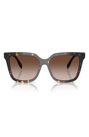 Tory Burch Tory Burch 56mm Square Sunglasses Tortoise