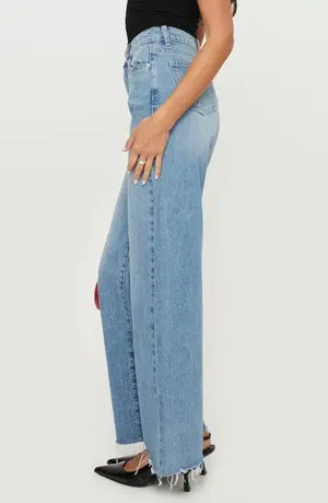 Princess Polly Henesey High-waist Straight-leg Jeans