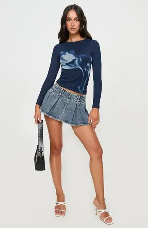Princess Polly Raldor Floral Graphic Mesh Top