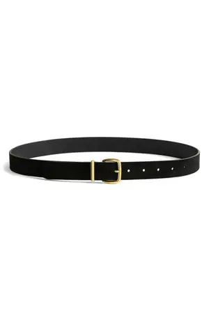 Madewell Madewell Suede Belt True Black