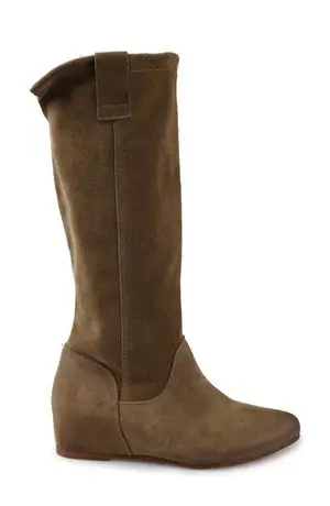 ZIGI Brindle Suede Wedge Boots - Sand Suede