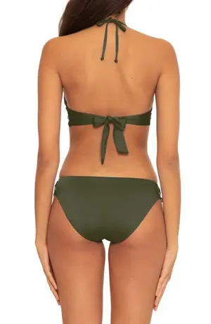 BECCA® By Rebecca Virtue Delilah Triangle Bikini Top - Bay Leaf