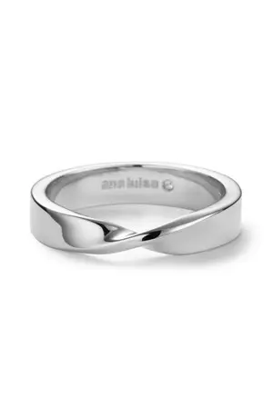 ANA LUISA Twist Ring - Silver
