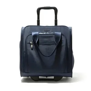 BAGGALLINI 2 Wheel Underseater Carry-on Suitcase - French Navy