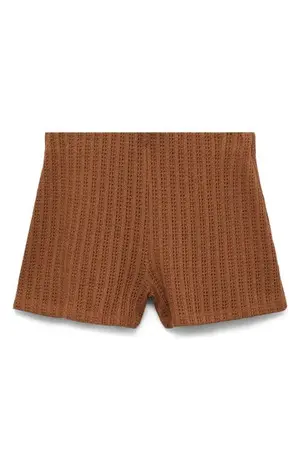Mango Straight Knit Shorts