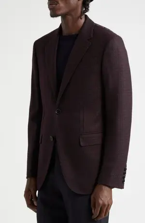 Zegna Oasi Plaid Cashmere Blazer