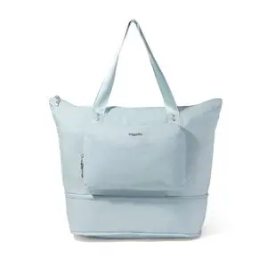 BAGGALLINI Carryall Expandable Packable Weekender Tote Bag - Pool