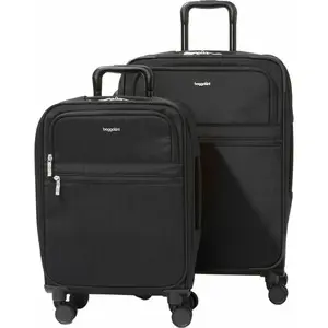 BAGGALLINI Luggage Set Carry-on And Large Checked Suitcase - Black