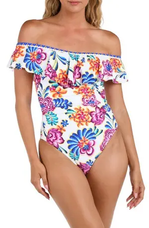 La Blanca Paradiso Ruffle One-piece Swimsuit - Multi