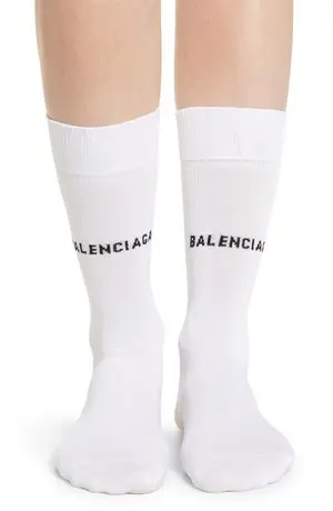 Balenciaga Classic Logo Socks