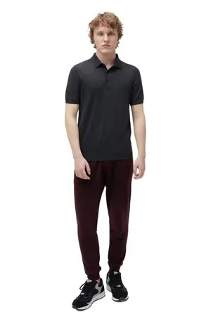 Gobi Cashmere Button Down Polos For Men