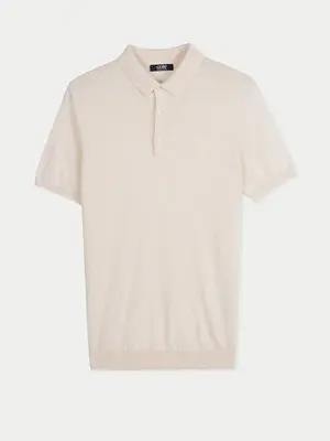 Gobi Cashmere Button Down Polos For Men