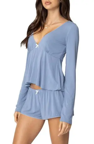 EDIKTED Kimia Babydoll Top